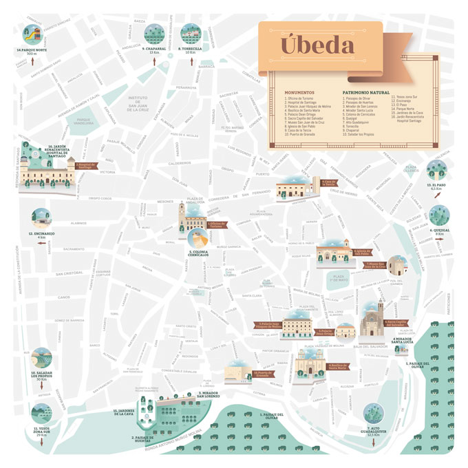 Ayuntamiento de Úbeda - Portal Turístico - Mapas y planos - Mapas y planos
